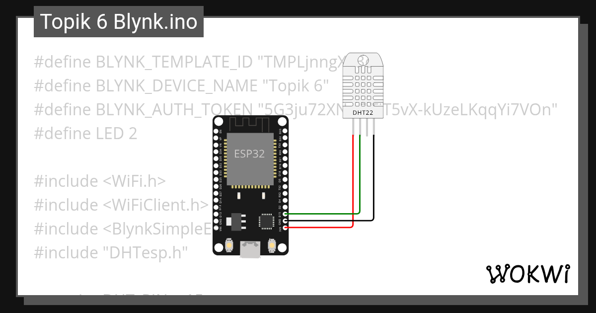 Topik 6 Blynk.ino - Wokwi ESP32, STM32, Arduino Simulator