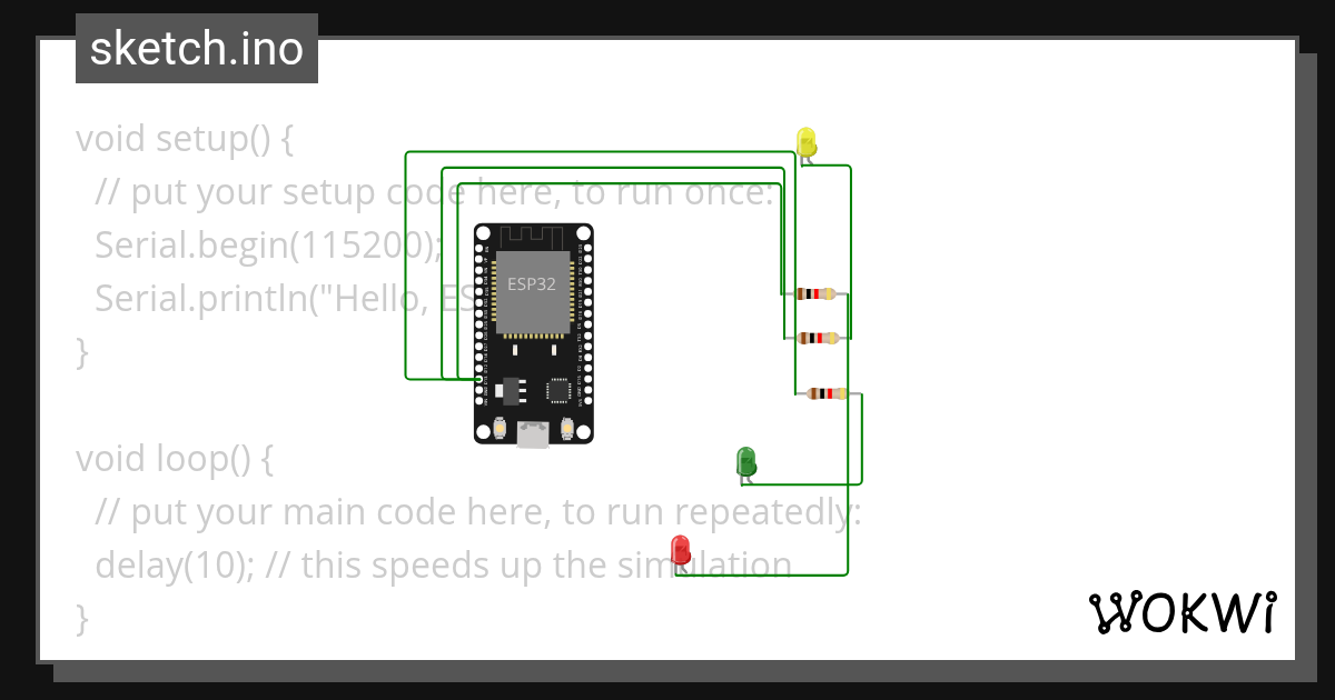 sketch.ino - Wokwi ESP32, STM32, Arduino Simulator