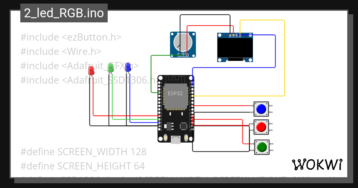 2_led_RGB.ino - Wokwi ESP32, STM32, Arduino Simulator