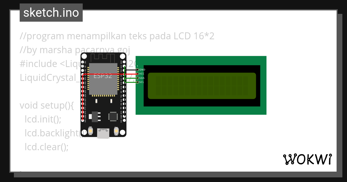 sketch.ino - Wokwi ESP32, STM32, Arduino Simulator