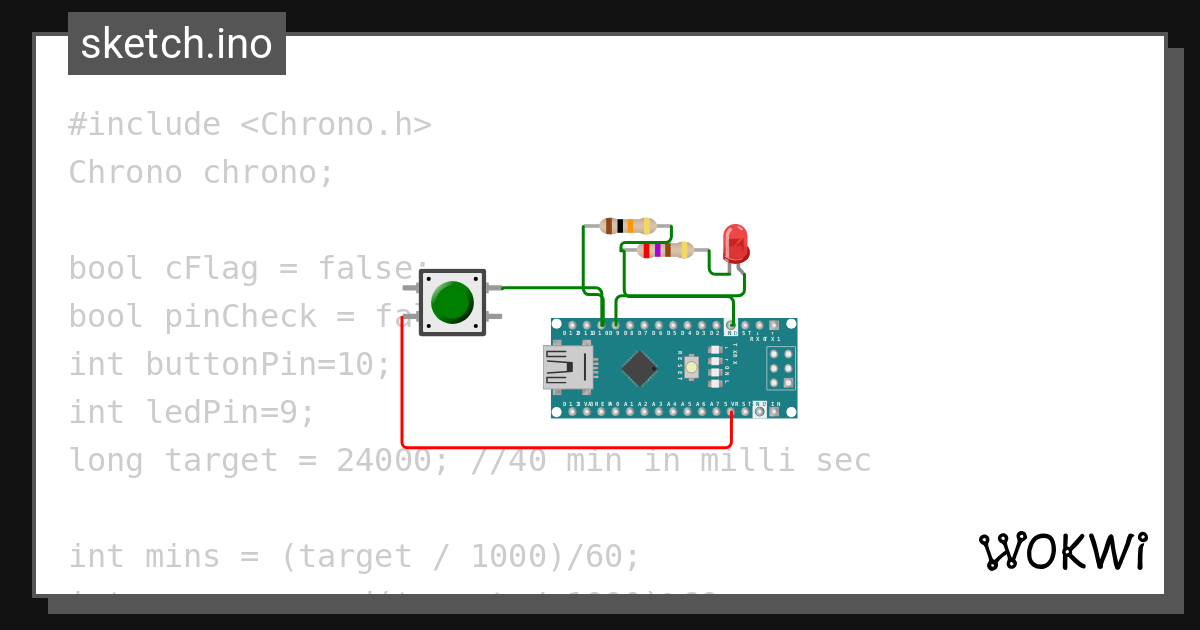 Countdown With Chrono Library Wokwi Esp32 Stm32 Arduino Simulator 5926