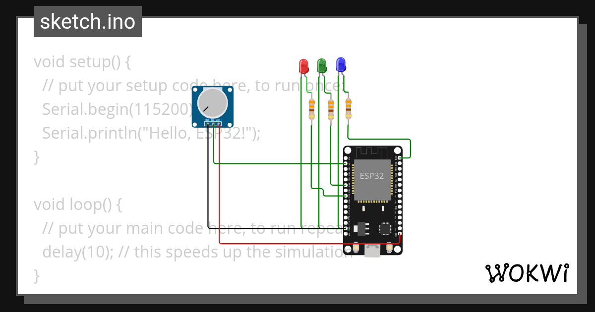 sketch.ino - Wokwi ESP32, STM32, Arduino Simulator