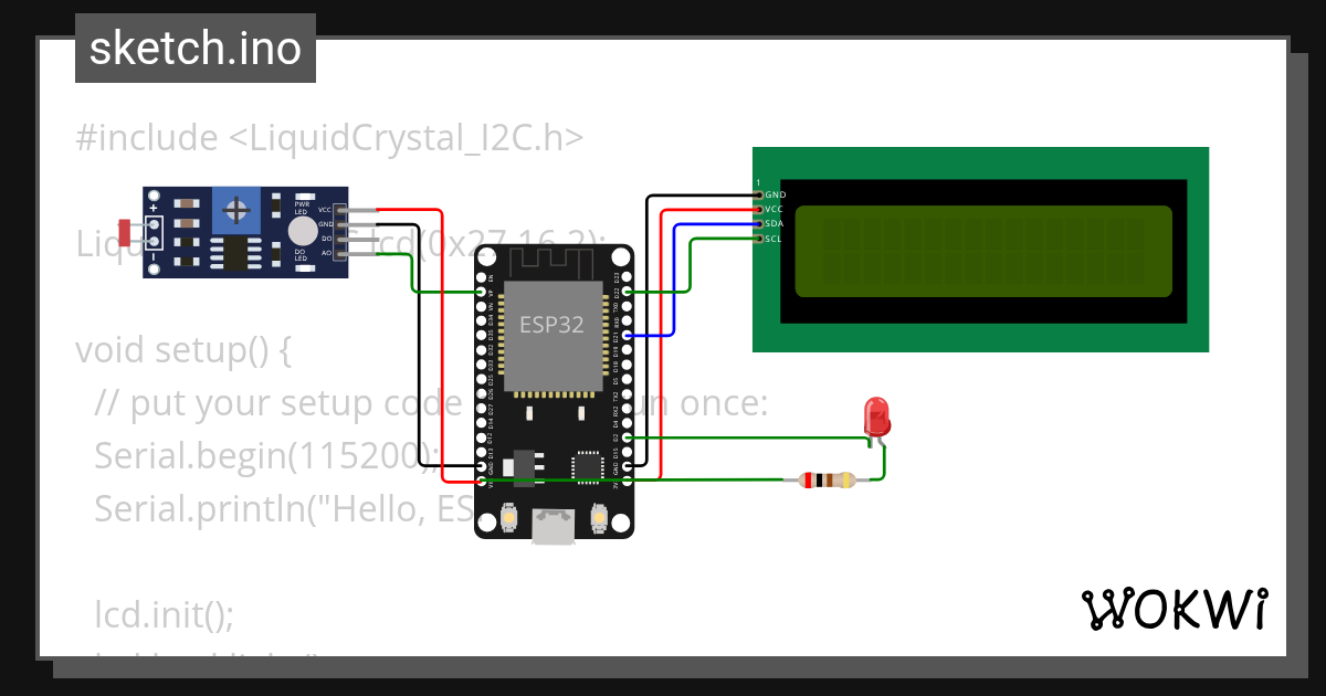 sketch.ino - Wokwi ESP32, STM32, Arduino Simulator