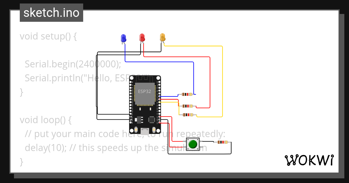sketch.ino - Wokwi ESP32, STM32, Arduino Simulator