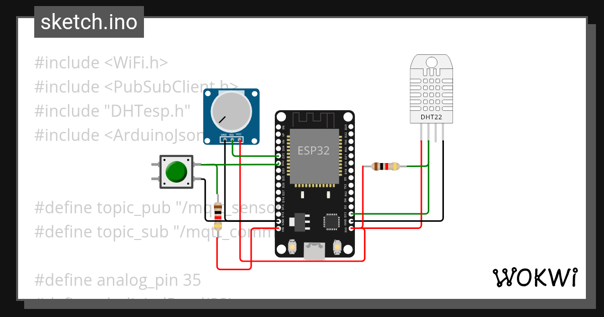 PubSubClient_Publisher - Wokwi ESP32, STM32, Arduino Simulator