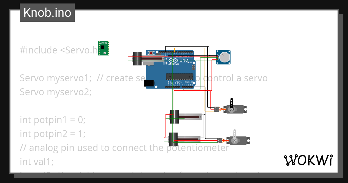 Knob.ino - Wokwi ESP32, STM32, Arduino Simulator