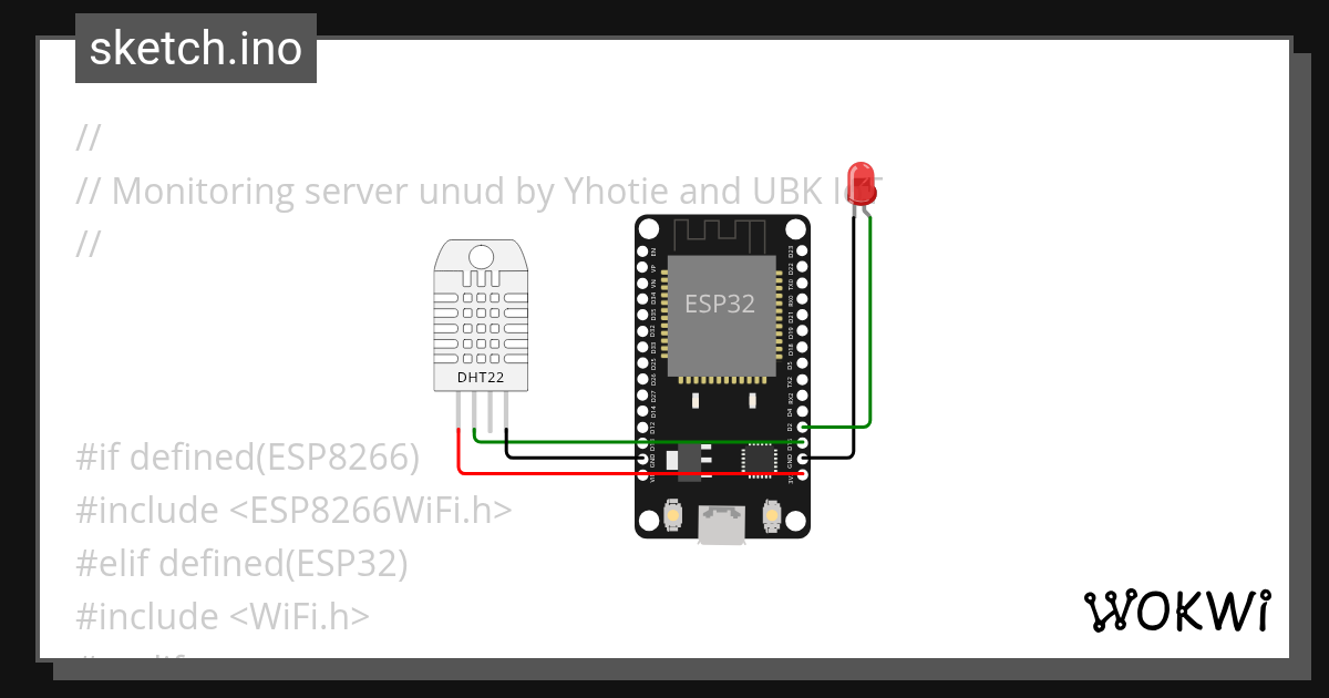 Monitoring Server UNUD - Wokwi ESP32, STM32, Arduino Simulator