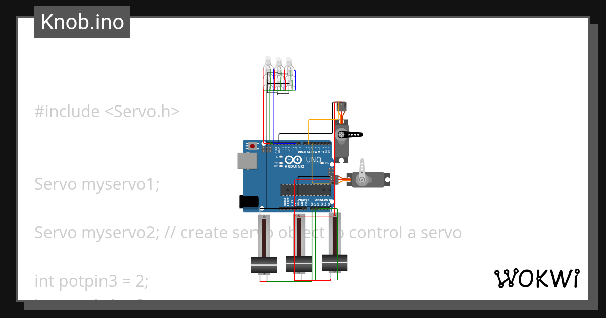Knob.ino - Wokwi ESP32, STM32, Arduino Simulator