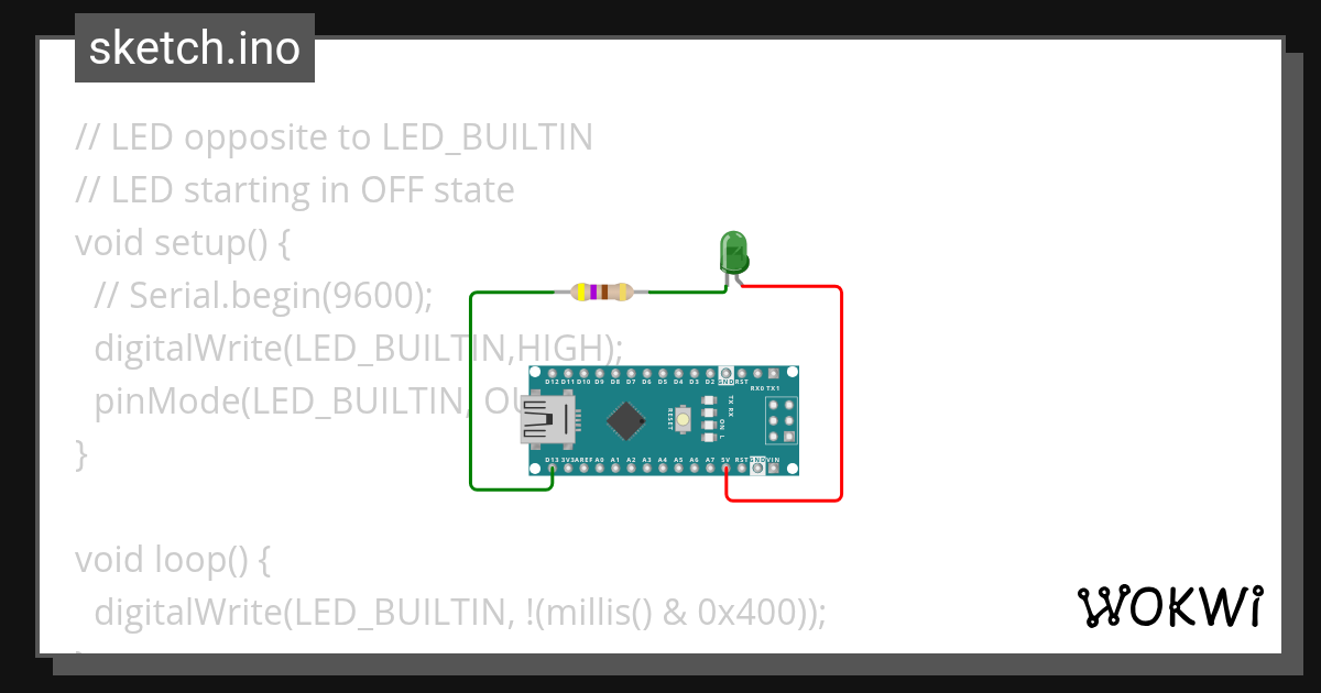 blink_nano - Wokwi ESP32, STM32, Arduino Simulator