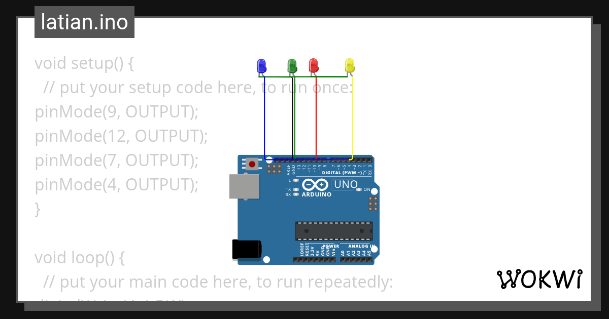 latian.ino - Wokwi ESP32, STM32, Arduino Simulator