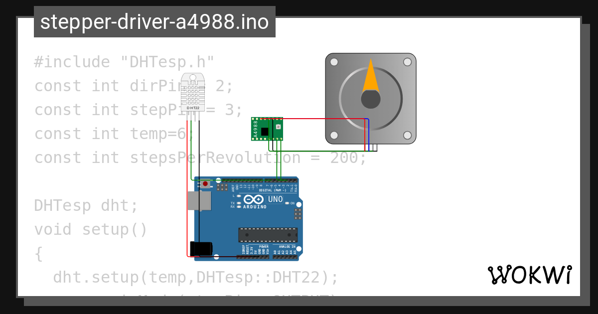 Stepper Driver O Wokwi Esp32 Stm32 Arduino Simulator 1803