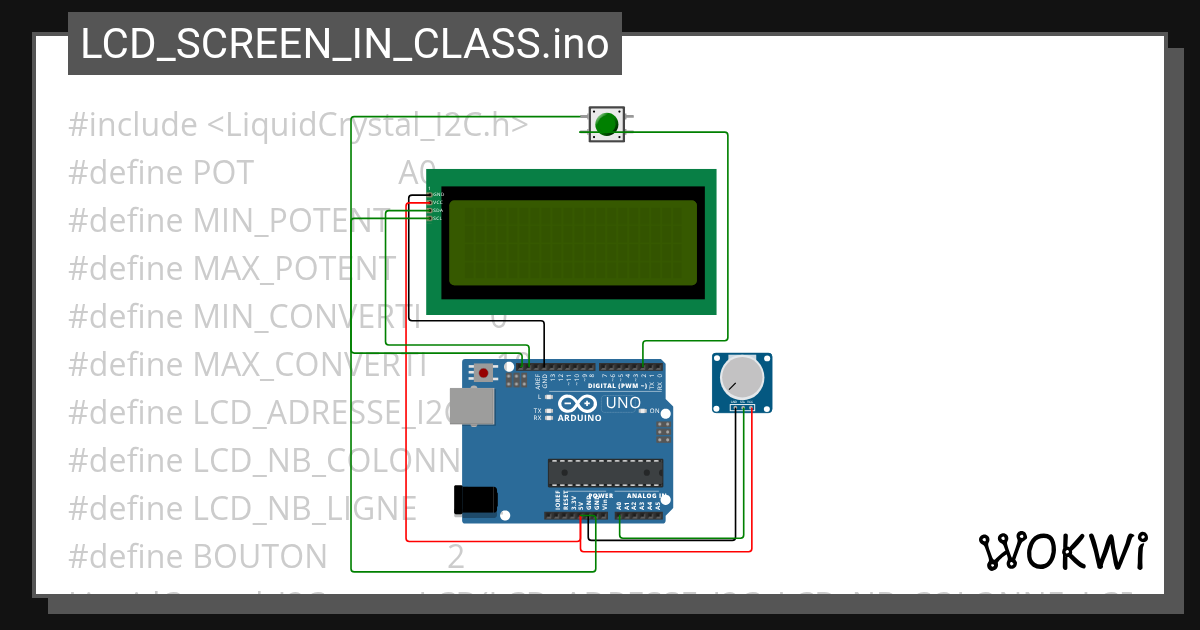 LCD_SCREEN_IN_CLASS.ino - Wokwi ESP32, STM32, Arduino Simulator