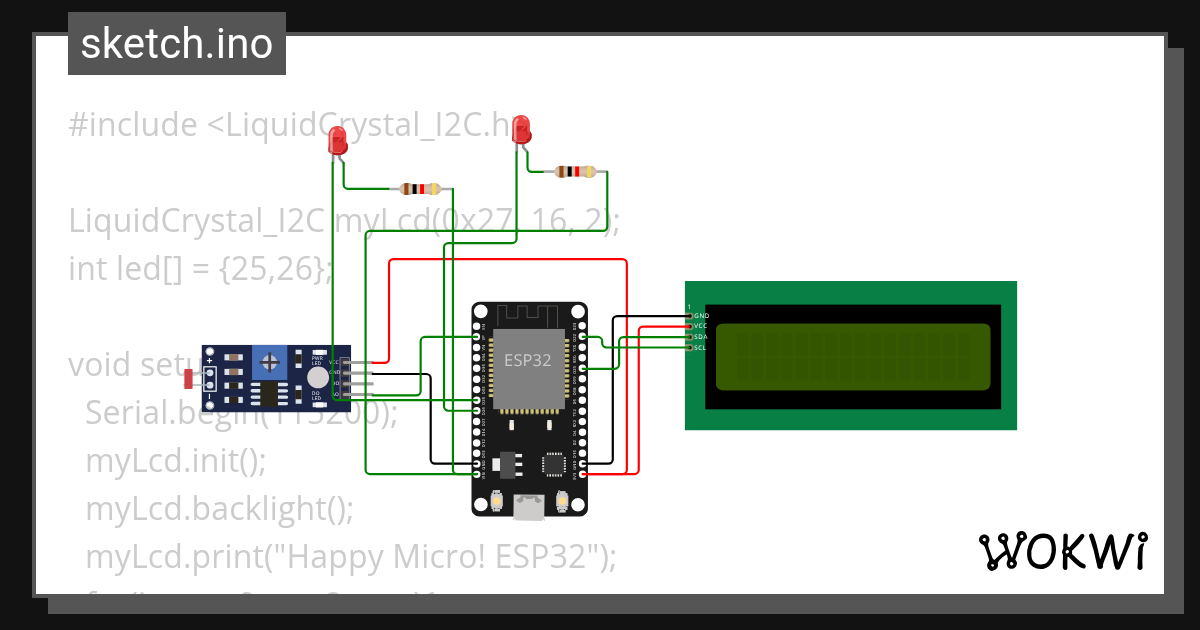 Led สลับ Wokwi Esp32 Stm32 Arduino Simulator 5448