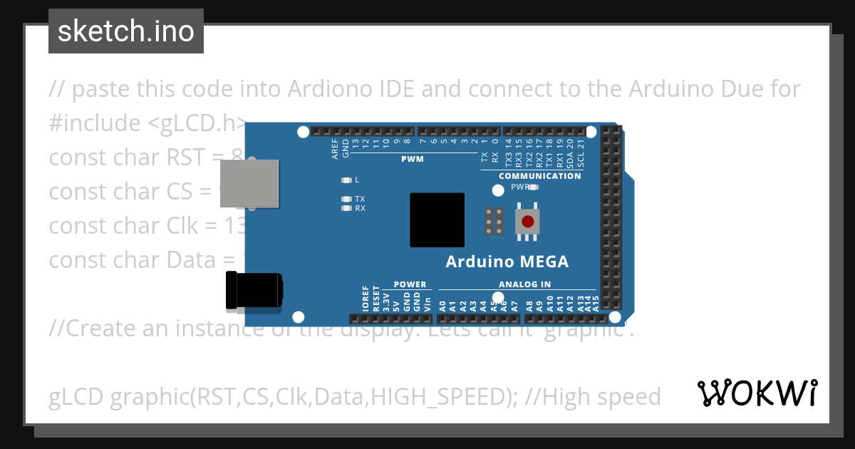 Pass Task 3&4 Q1 (non simulation solution - Arduino Due) - Wokwi ESP32, STM32, Arduino Simulator
