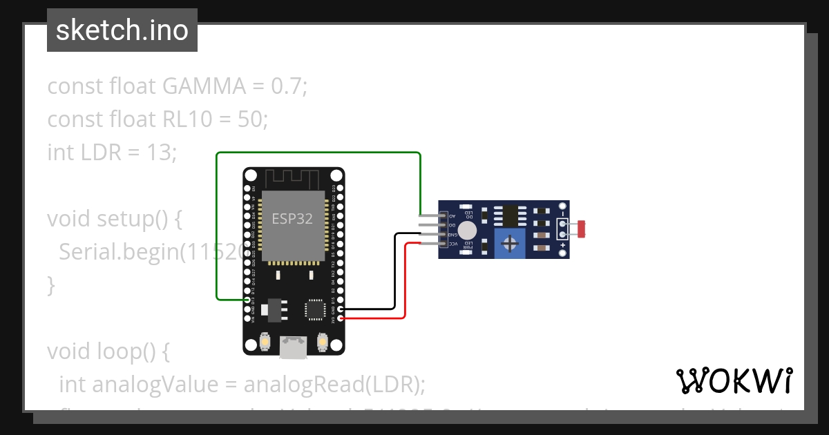 sketch.ino - Wokwi ESP32, STM32, Arduino Simulator