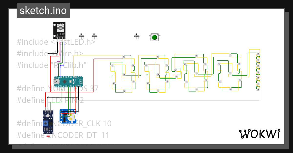 reveil.ino - Wokwi ESP32, STM32, Arduino Simulator
