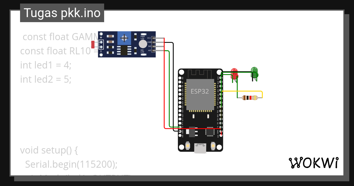 Tugas pkk.ino - Wokwi ESP32, STM32, Arduino Simulator