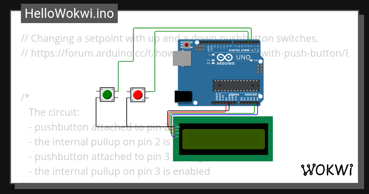 51 SUPER changing a setpoint with up and a down pushbutton switches ...