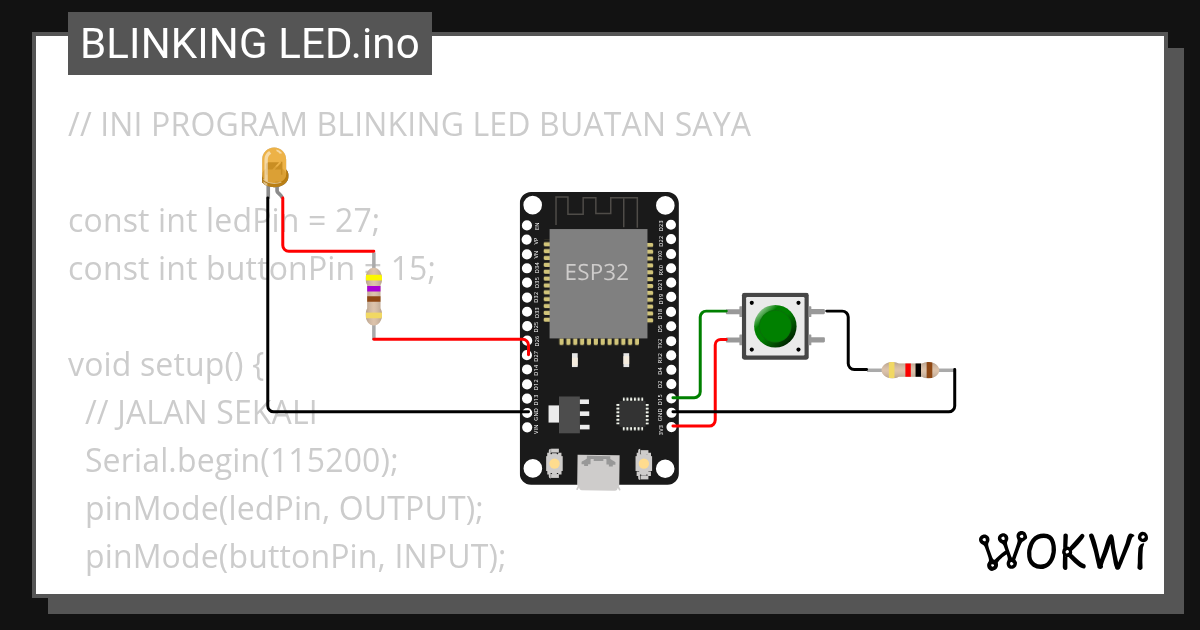 Blinking O Wokwi Esp32 Stm32 Arduino Simulator 4622