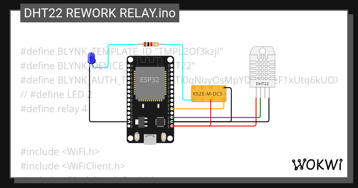 DHT22 REWORK RELAY.ino - Wokwi ESP32, STM32, Arduino Simulator