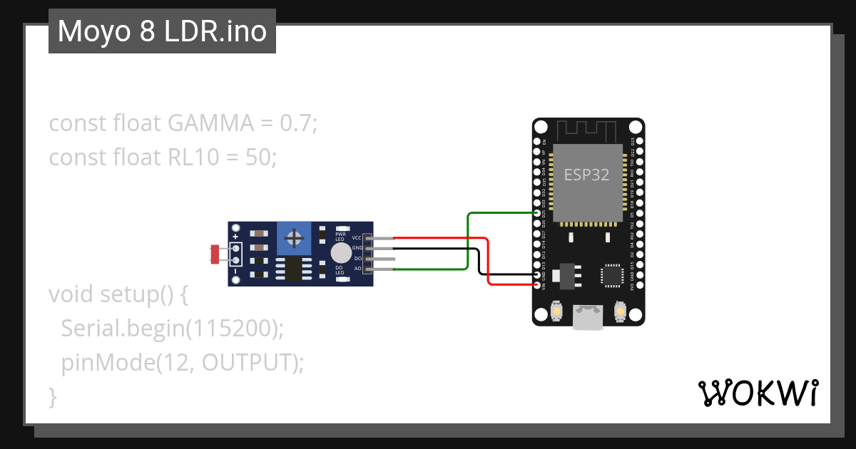 Moyo 8 LDR.ino - Wokwi ESP32, STM32, Arduino Simulator