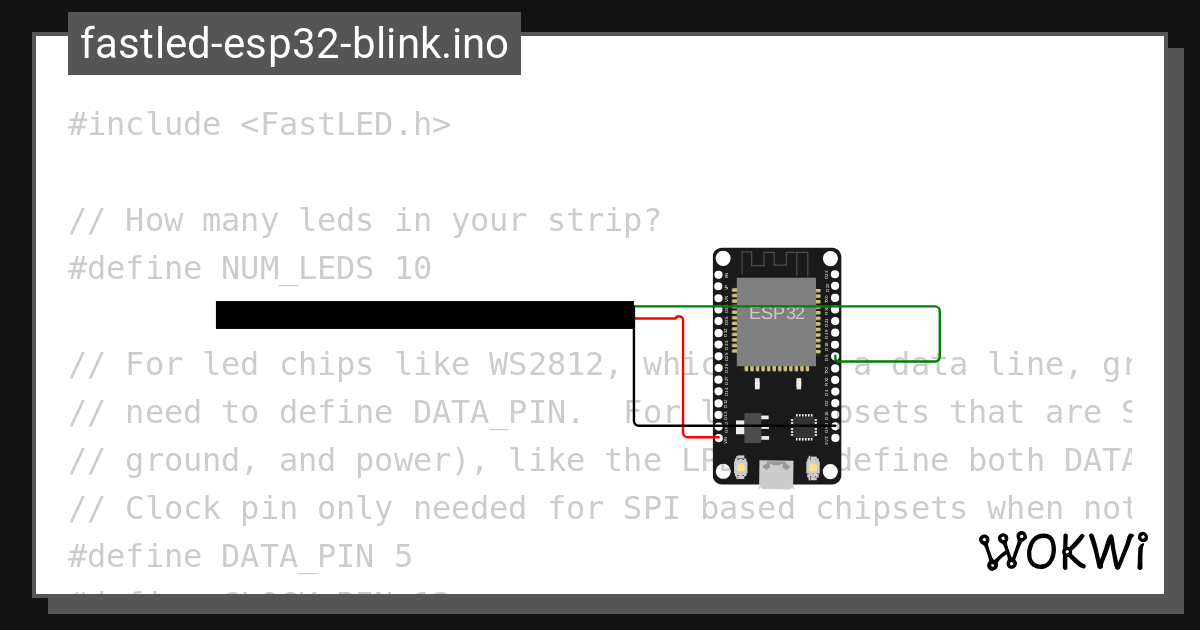Fastled Esp32 O Wokwi Arduino And Esp32 Simulator 0977