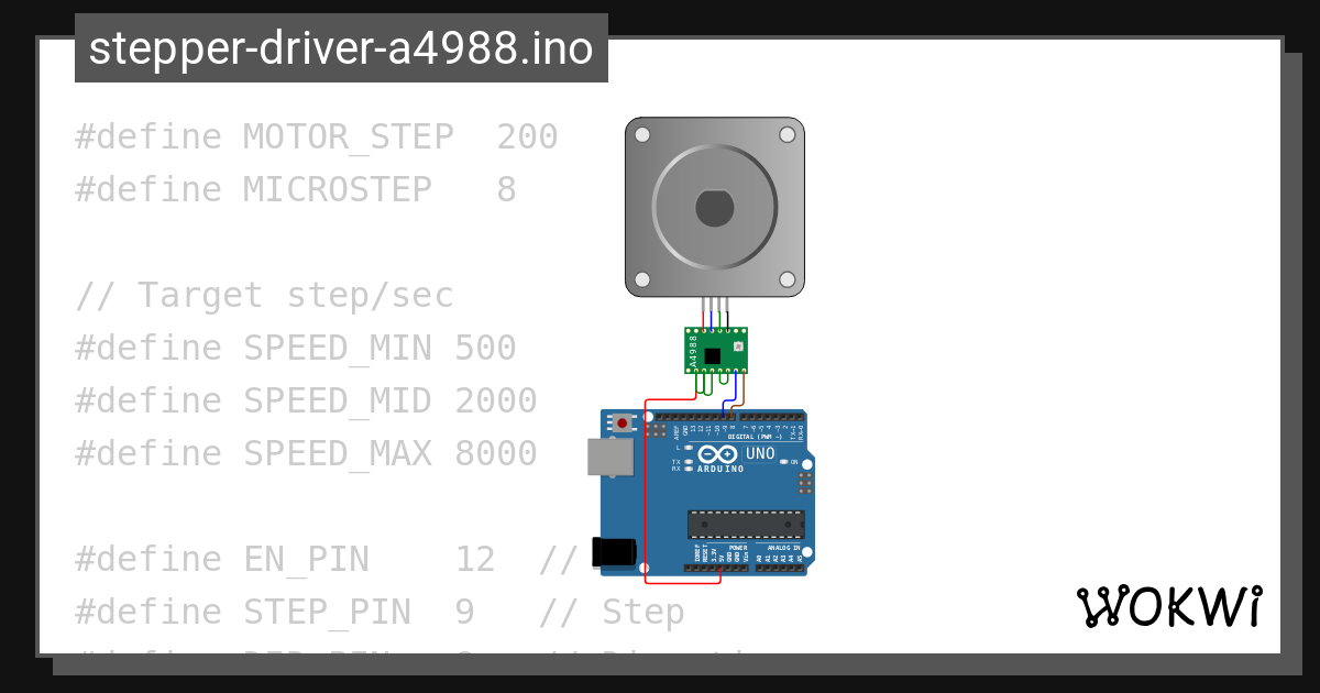 Stepper Driver O Wokwi Esp32 Stm32 Arduino Simulator