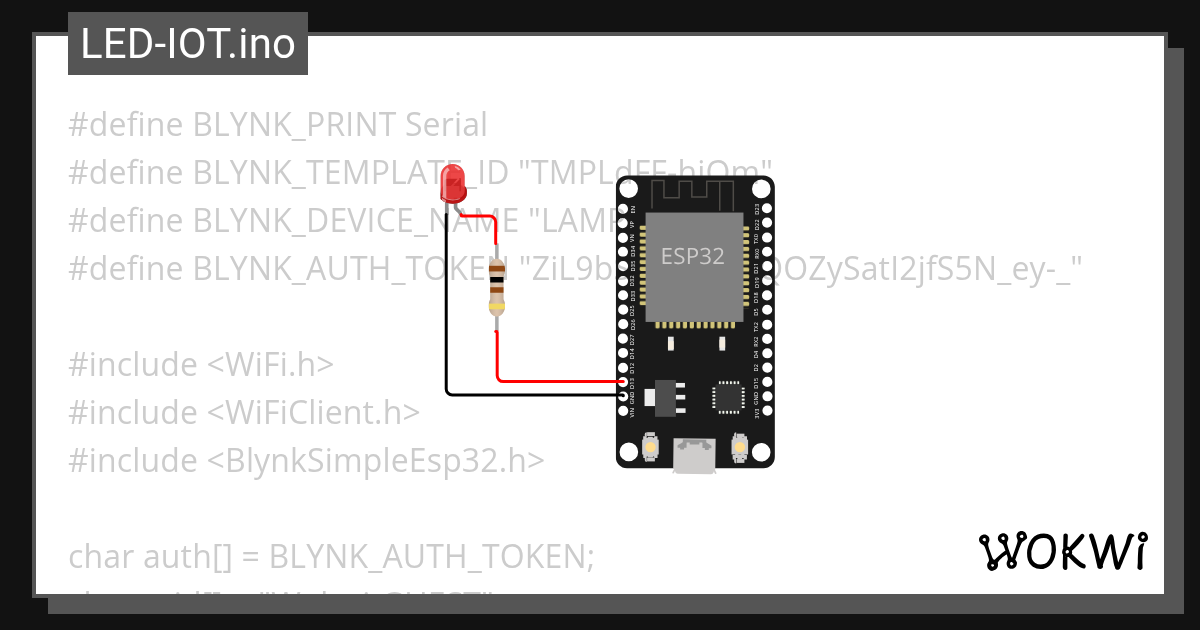LED-IOT.ino - Wokwi ESP32, STM32, Arduino Simulator