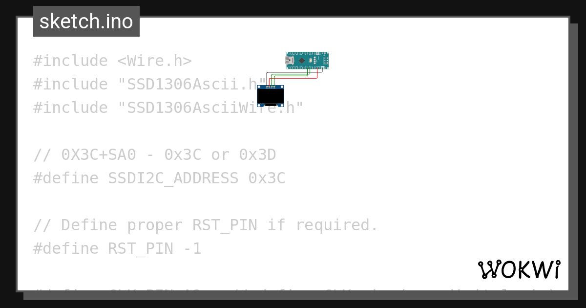 Ssd1306 Wokwi Esp32 Stm32 Arduino Simulator 0208