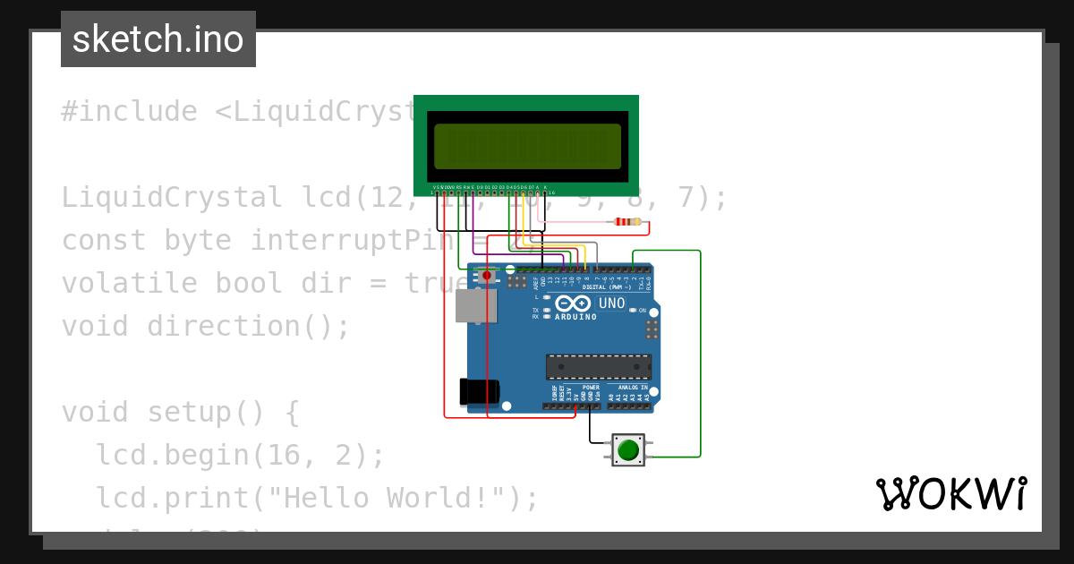 Odbijanie Tekstu Przycisk Wokwi Esp32 Stm32 Arduino Simulator