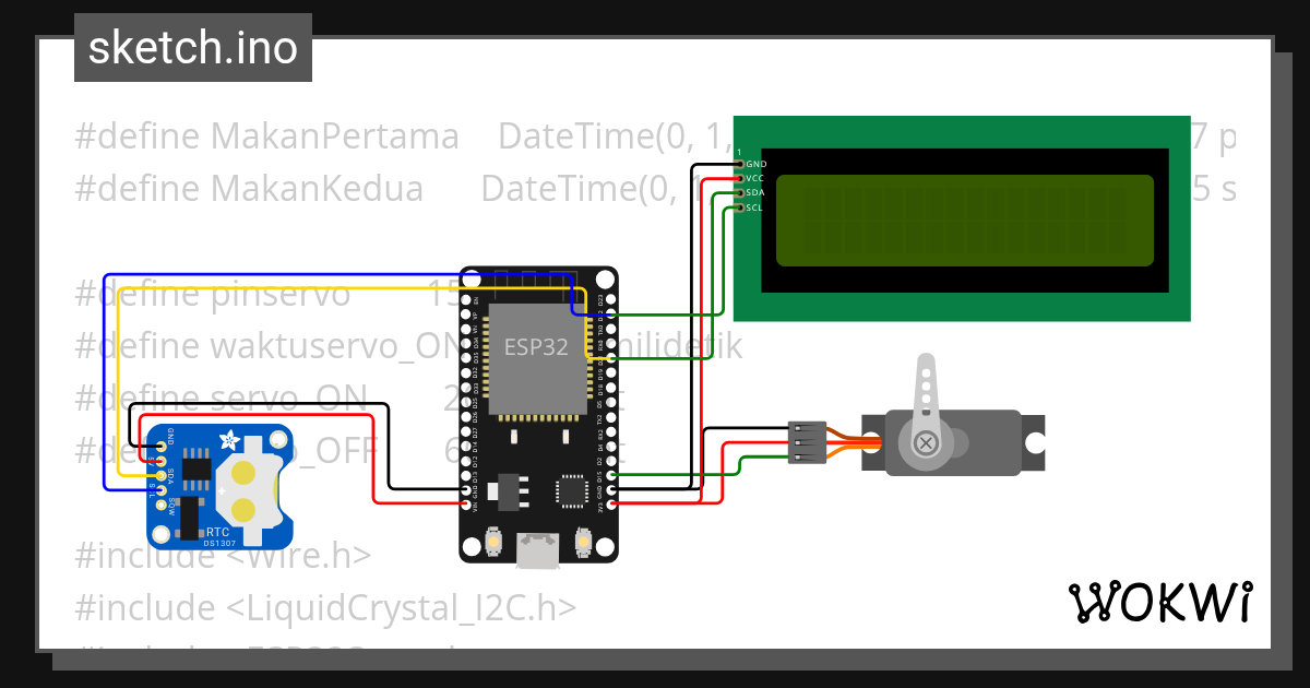 Pakan Lele Otomatis.ino - Wokwi ESP32, STM32, Arduino Simulator