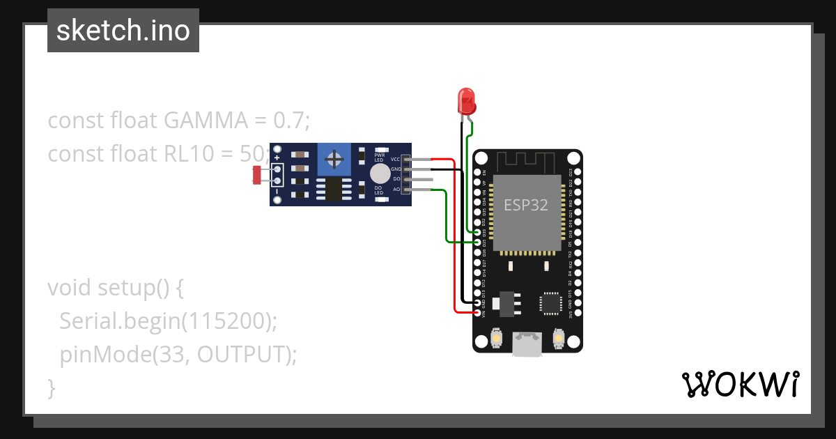 Challange 8 lampu otomatis berdasarkan intensitas cahaya - Wokwi ESP32, STM32, Arduino Simulator