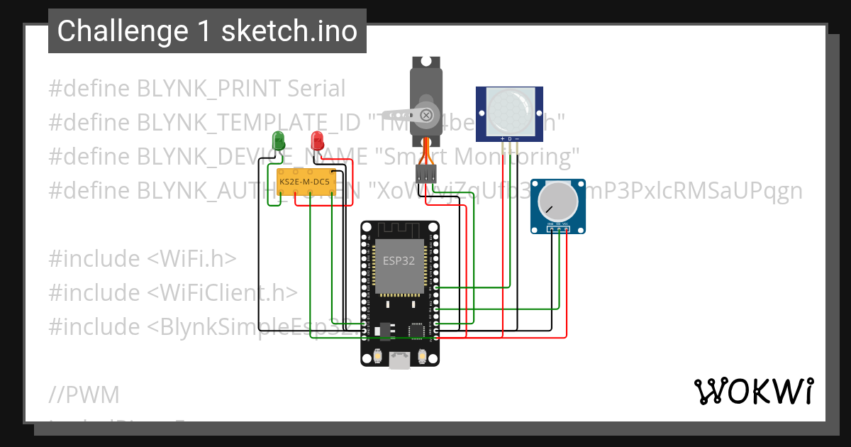 Challenge 1 sketch.ino - Wokwi ESP32, STM32, Arduino Simulator