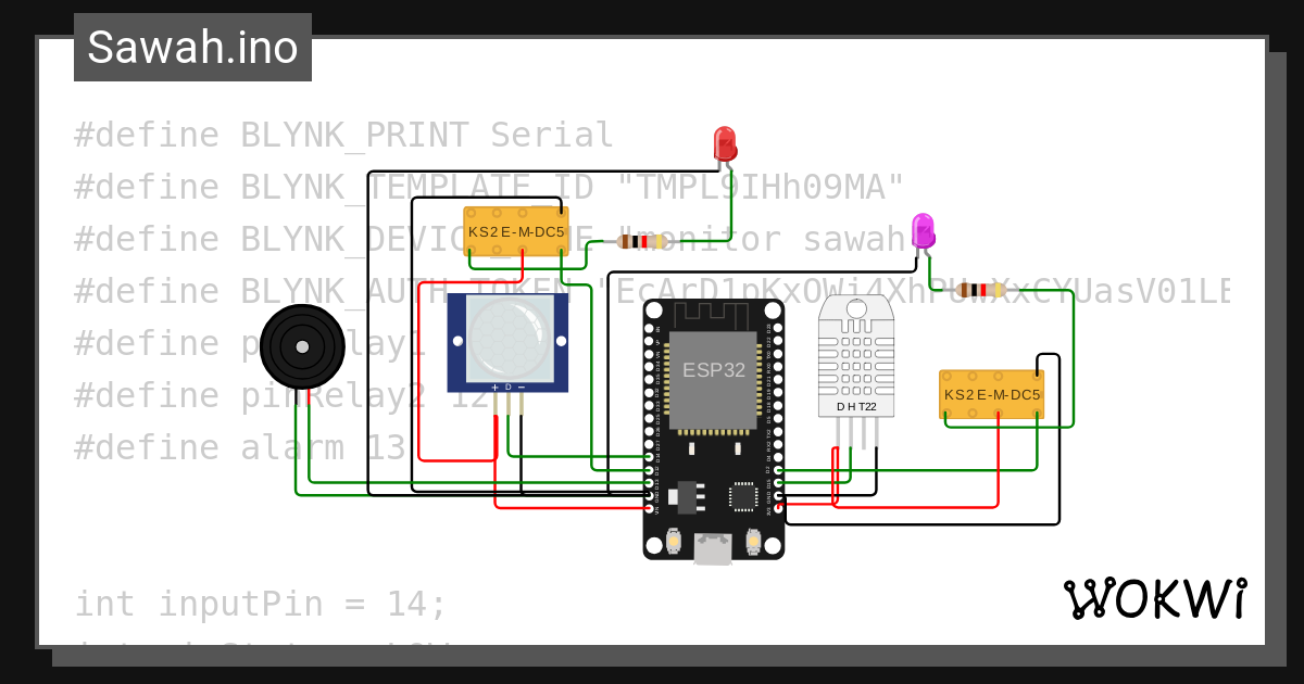 Monitor Sawah Wokwi Esp32 Stm32 Arduino Simulator 5634