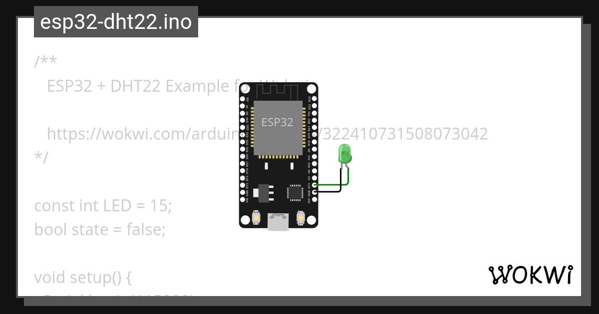 esp32-dht22.ino - Wokwi ESP32, STM32, Arduino Simulator