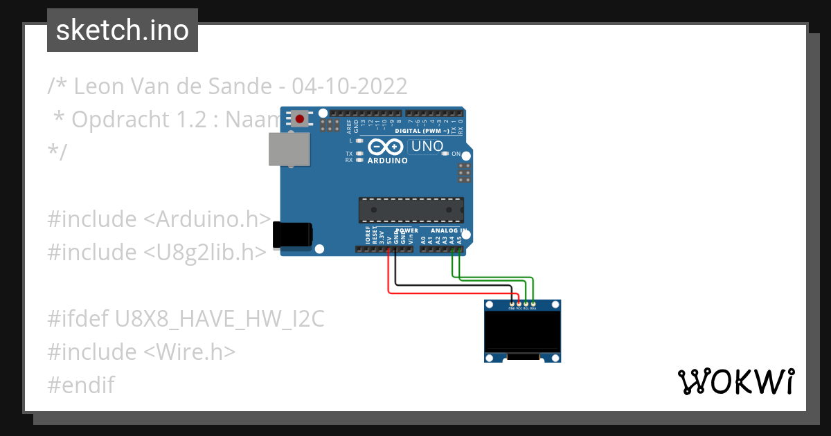 Naam Op Oled Wokwi Esp32 Stm32 Arduino Simulator 1717