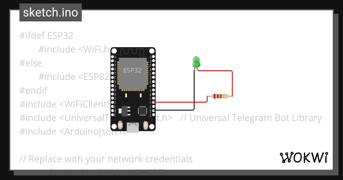 Wokwi - Online ESP32, STM32, Arduino Simulator