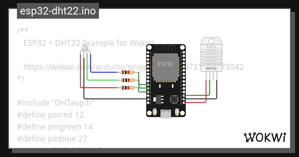 esp32-dht22.ino - Wokwi ESP32, STM32, Arduino Simulator
