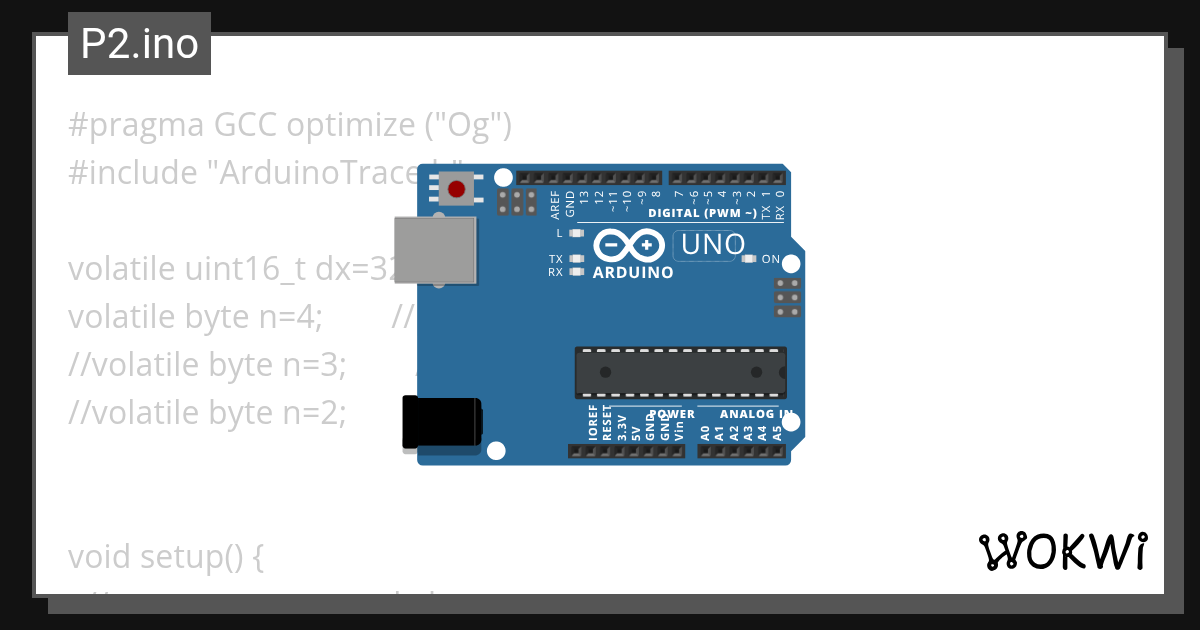 P2.ino - Wokwi ESP32, STM32, Arduino Simulator