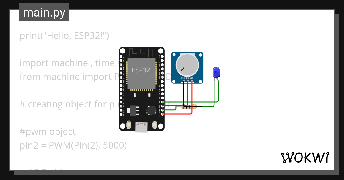 Increasingbrightnessfrominput Wokwi Esp32 Stm32 Arduino Simulator 