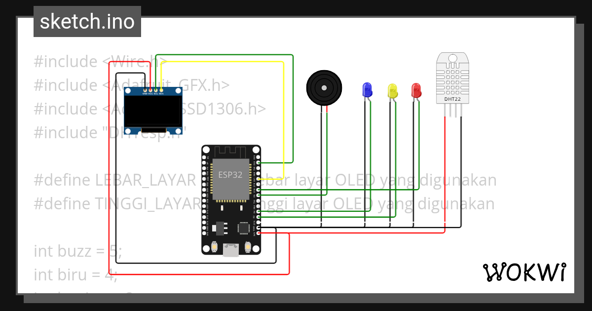 Tugas 1 - Wokwi ESP32, STM32, Arduino Simulator