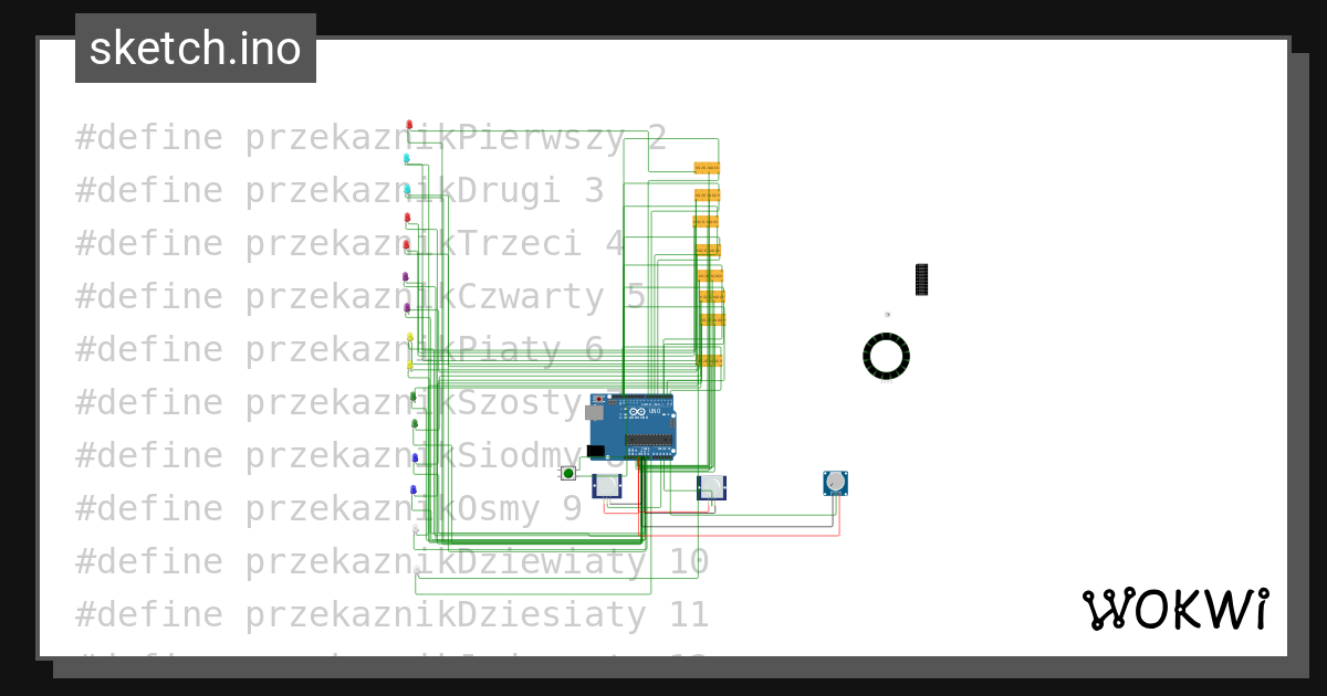 Schody 13 Przycisk Wokwi Arduino And Esp32 Simulator 9640