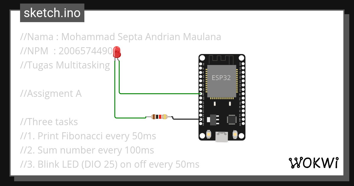 No 2 Mohammad Septa Andrian Maulana Wokwi Esp32 Stm32 Arduino Simulator 7742