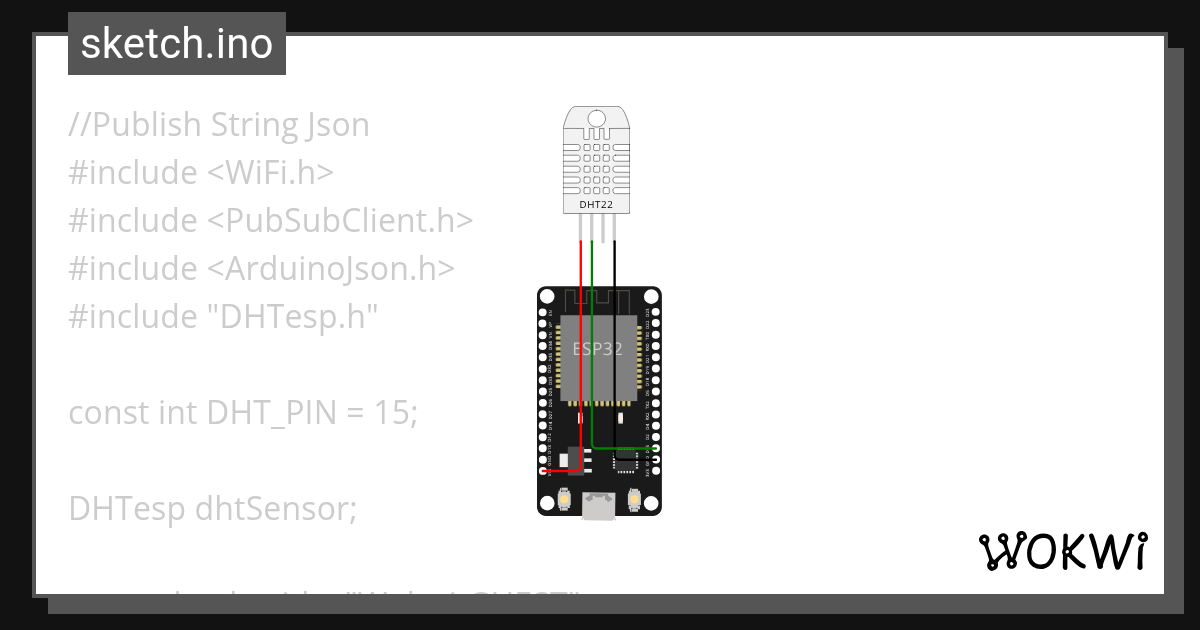 Publish String Json Wokwi Esp32 Stm32 Arduino Simulator 0377