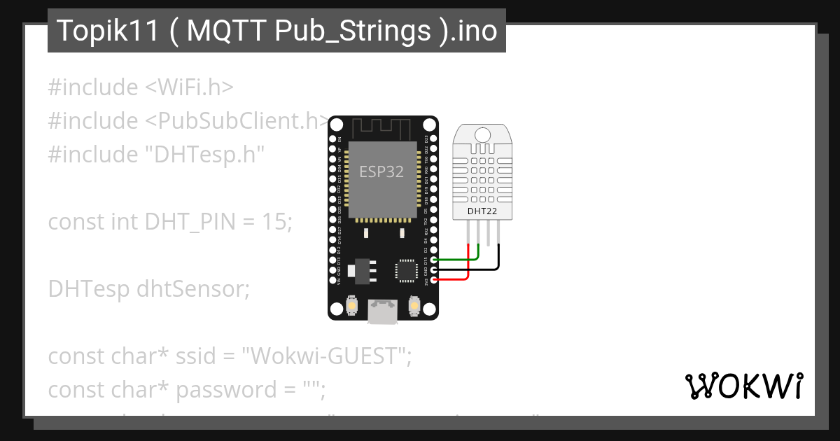 Topik11 Mqtt Pubstrings Ino Wokwi Esp32 Stm32 Arduino Simulator