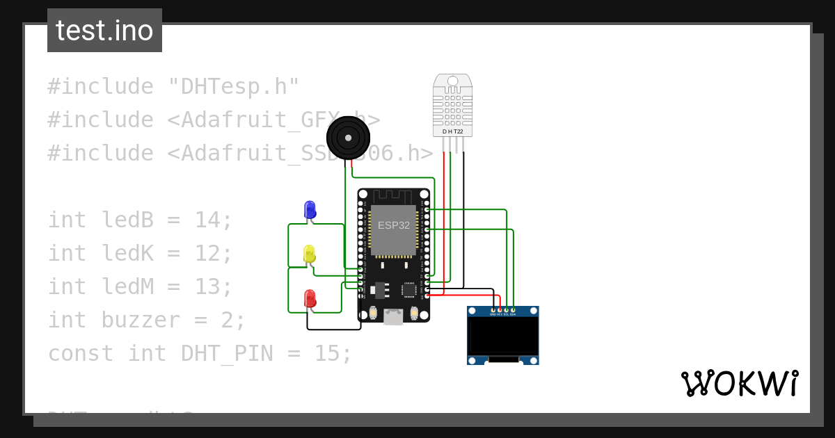 Dht Esp32 Oled Buz O Wokwi Esp32 Stm32 Arduino Simulator 0919