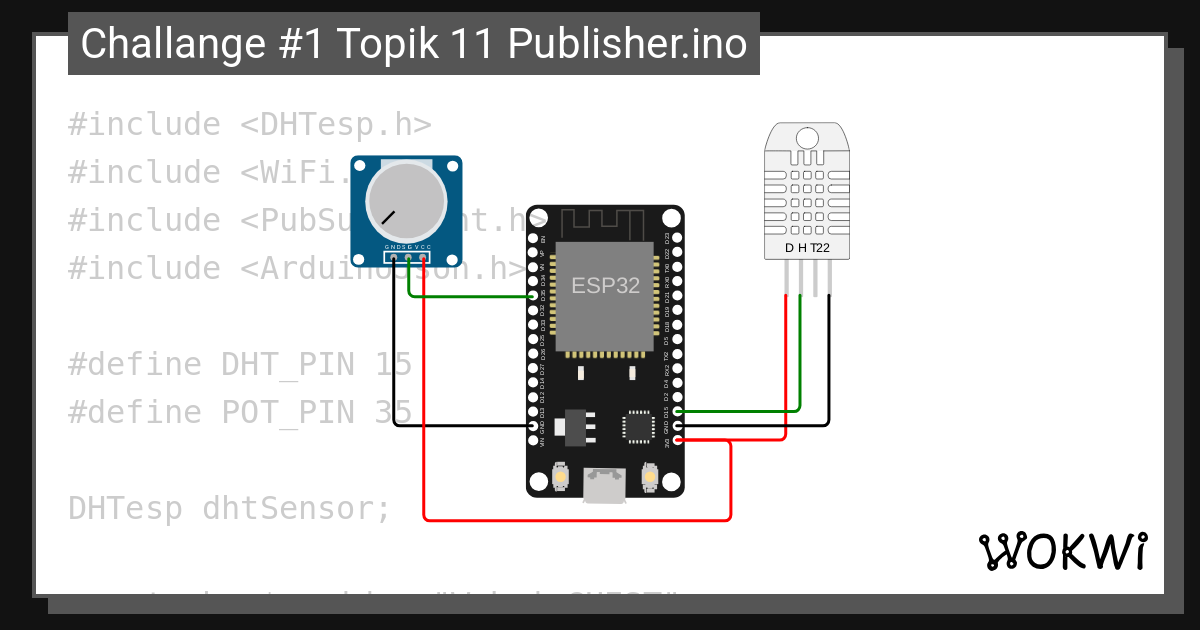 Challange 1 Topik 11 O Wokwi Esp32 Stm32 Arduino Simulator