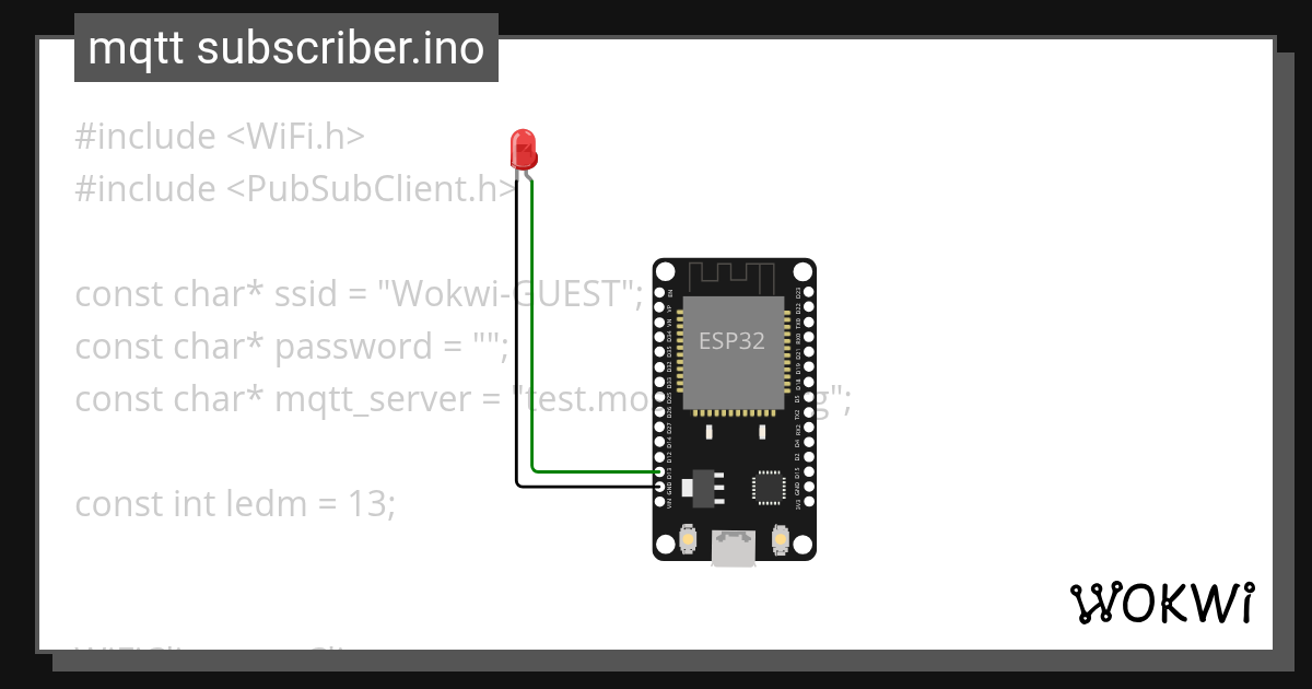 mqtt subscriber.ino - Wokwi ESP32, STM32, Arduino Simulator