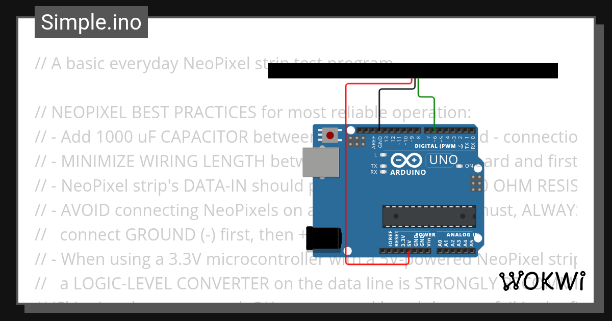 Simple.ino - Wokwi ESP32, STM32, Arduino Simulator