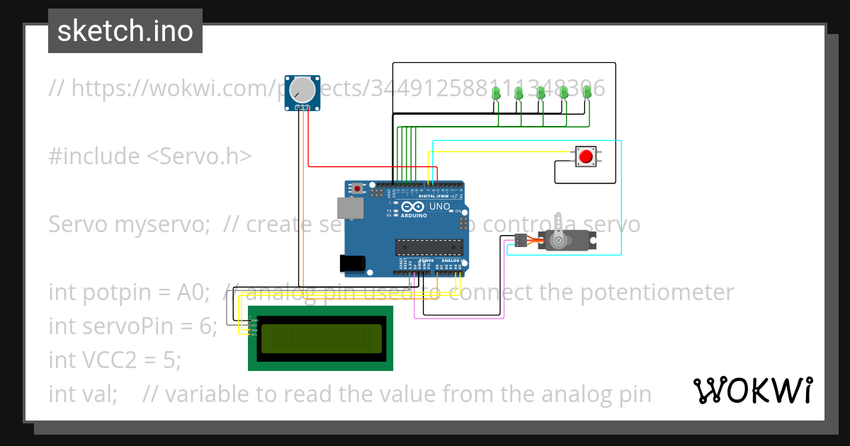 sketch.ino - Wokwi ESP32, STM32, Arduino Simulator